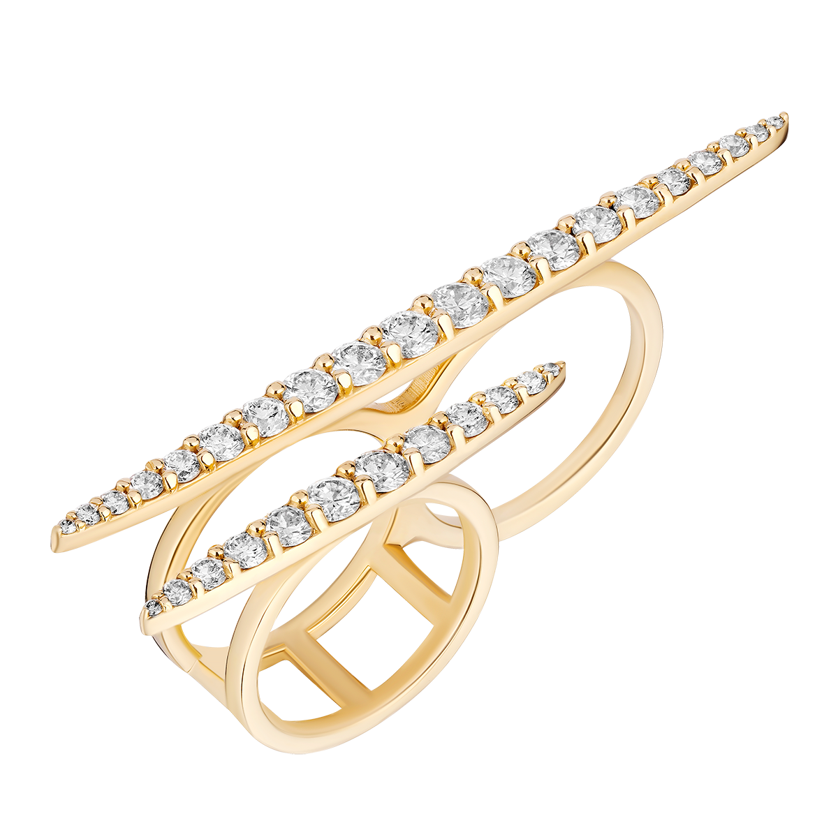 Diamond Double Decker Ring – Ouf!